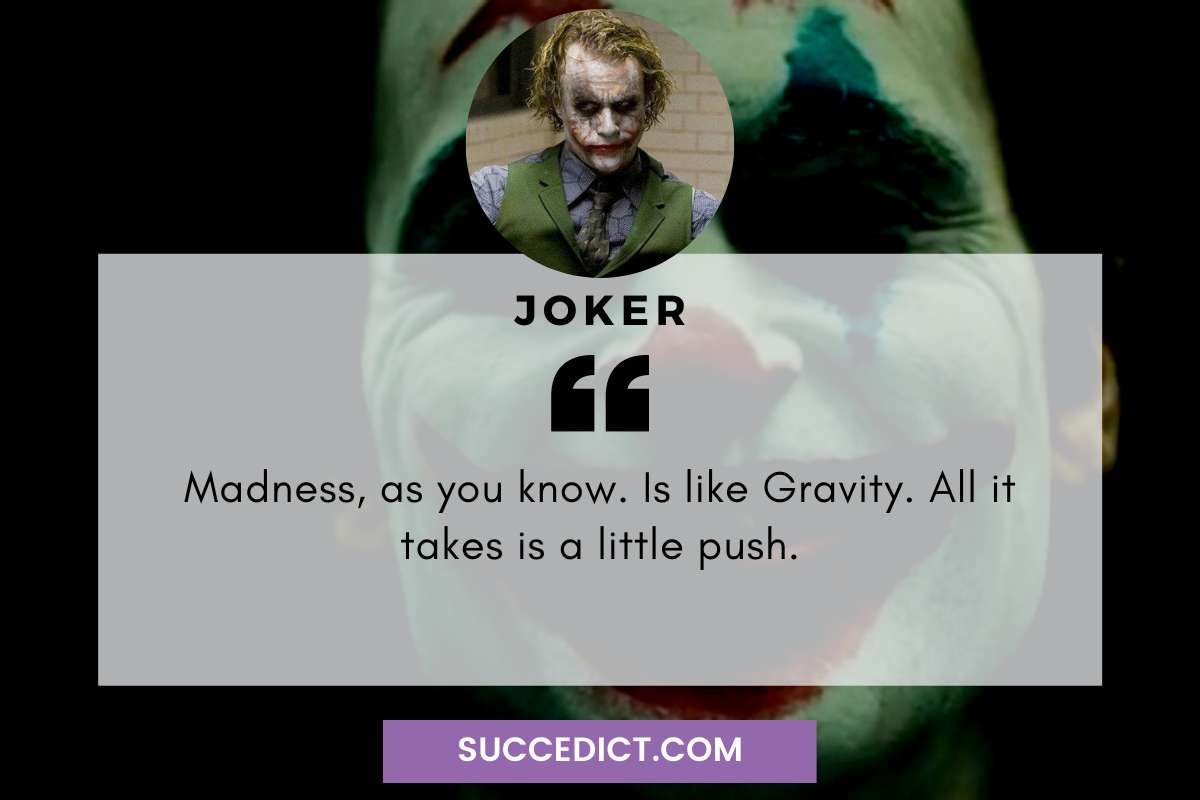 51+ Joker Quotes And Sayings For Inspiration - Succedict