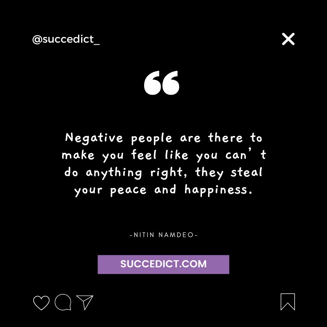 75+ Negative People Quotes And Sayings - Succedict