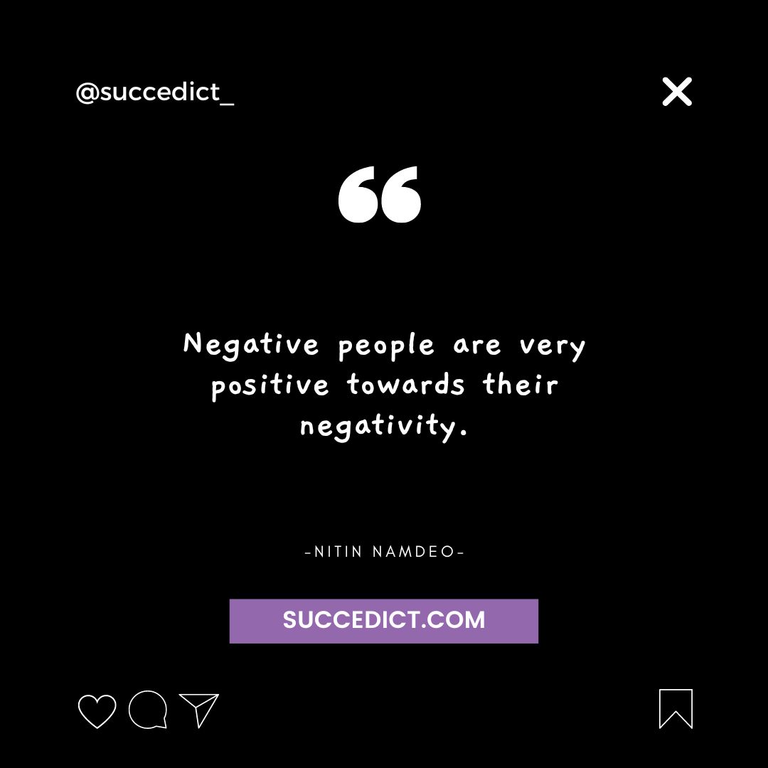 75+ Negative People Quotes And Sayings - Succedict